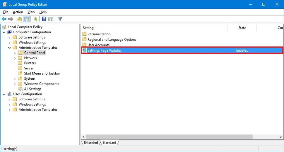 How to hide Settings pages in the Windows 10 Creators Update | Windows ...