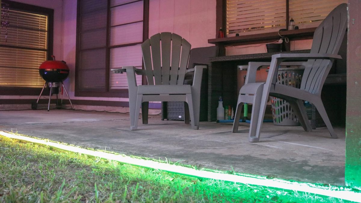 I gave my backyard the ultimate glow-up with these outdoor smart lights ...