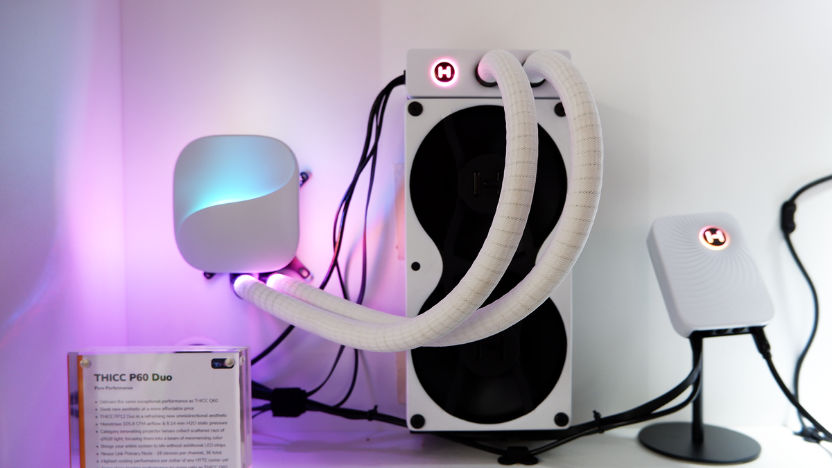 Hyte is claiming its new AIO CPU cooler to be the quietest and coolest ...