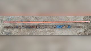 Medieval grave of 'very, very powerful' man and his 4-foot-long sword ...