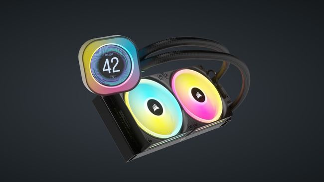 You can now get a 240mm liquid cooler with LCD display for under $100 ...