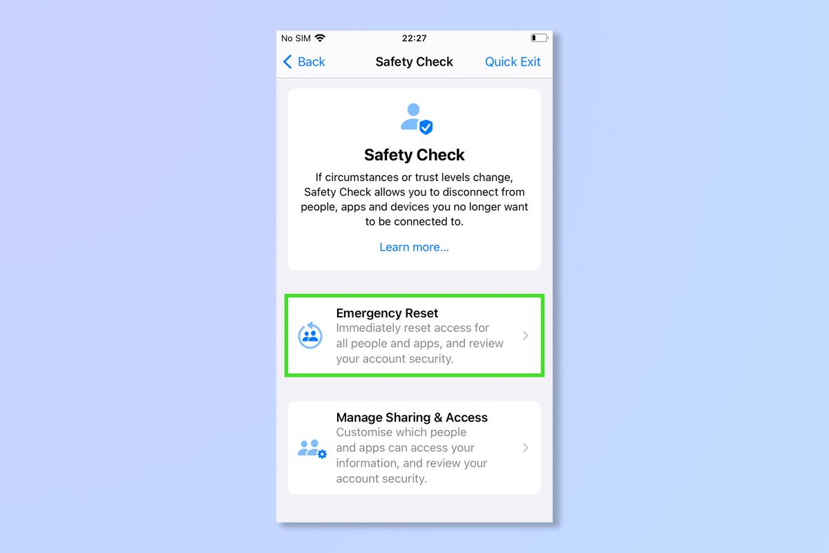 How to use Safety Check on iPhone | Tom's Guide