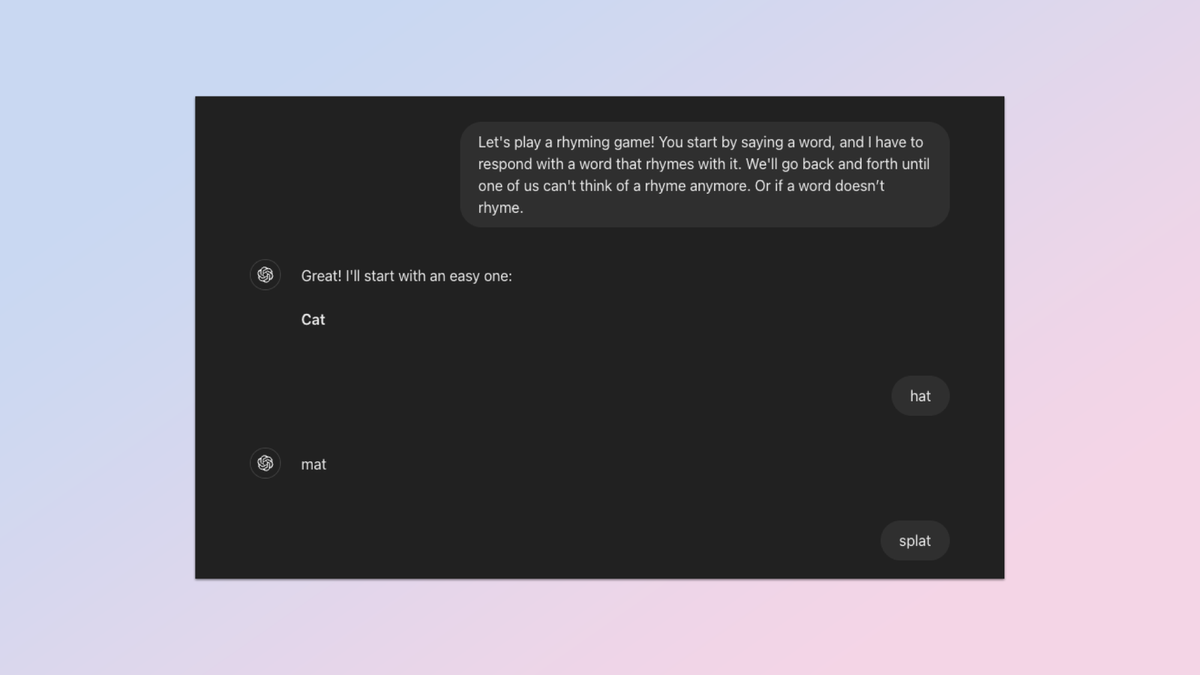 7 ChatGPT prompts to play word games with the AI | Tom's Guide