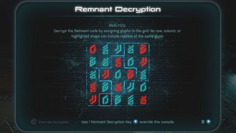Mass Effect Andromeda Remnant Decryption glyph puzzle solutions guide ...
