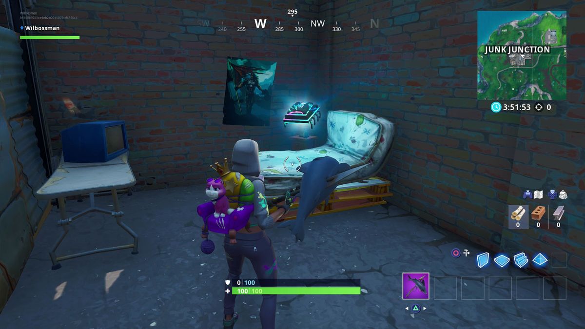 Where to find Fortnite Fortbyte 8, found within Junk Junction | GamesRadar+