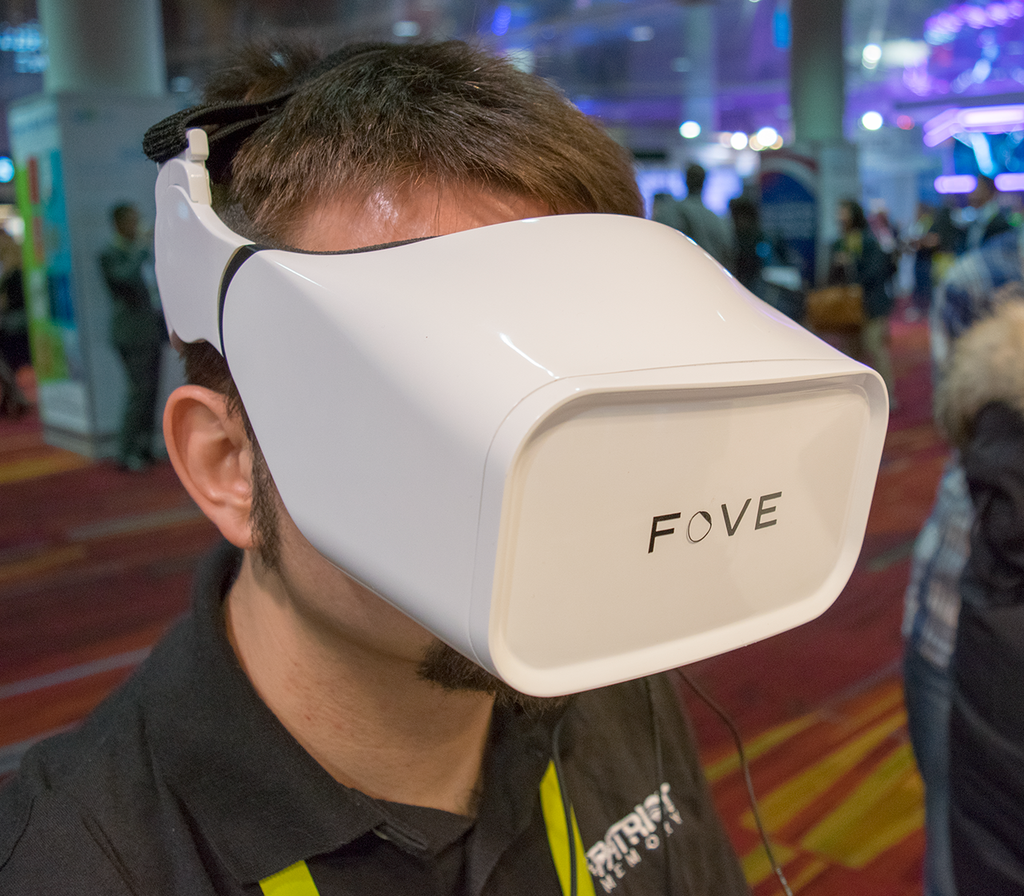 Exclusive: Fove's VR HMD At CES 2016, First Look | Tom's Hardware
