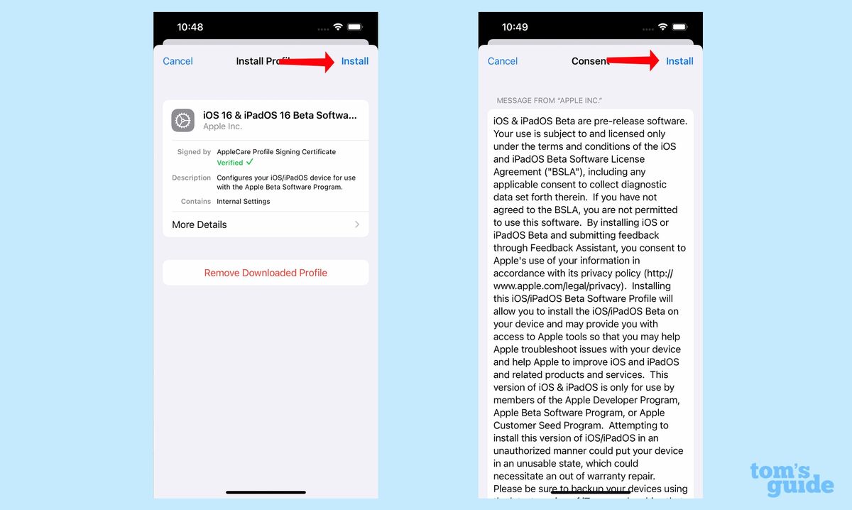How to download the iOS 16 public beta | Tom's Guide