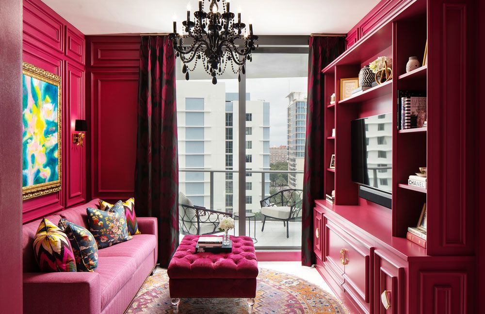 Explore An Unexpectedly Glamorous High Rise Apartment in Florida