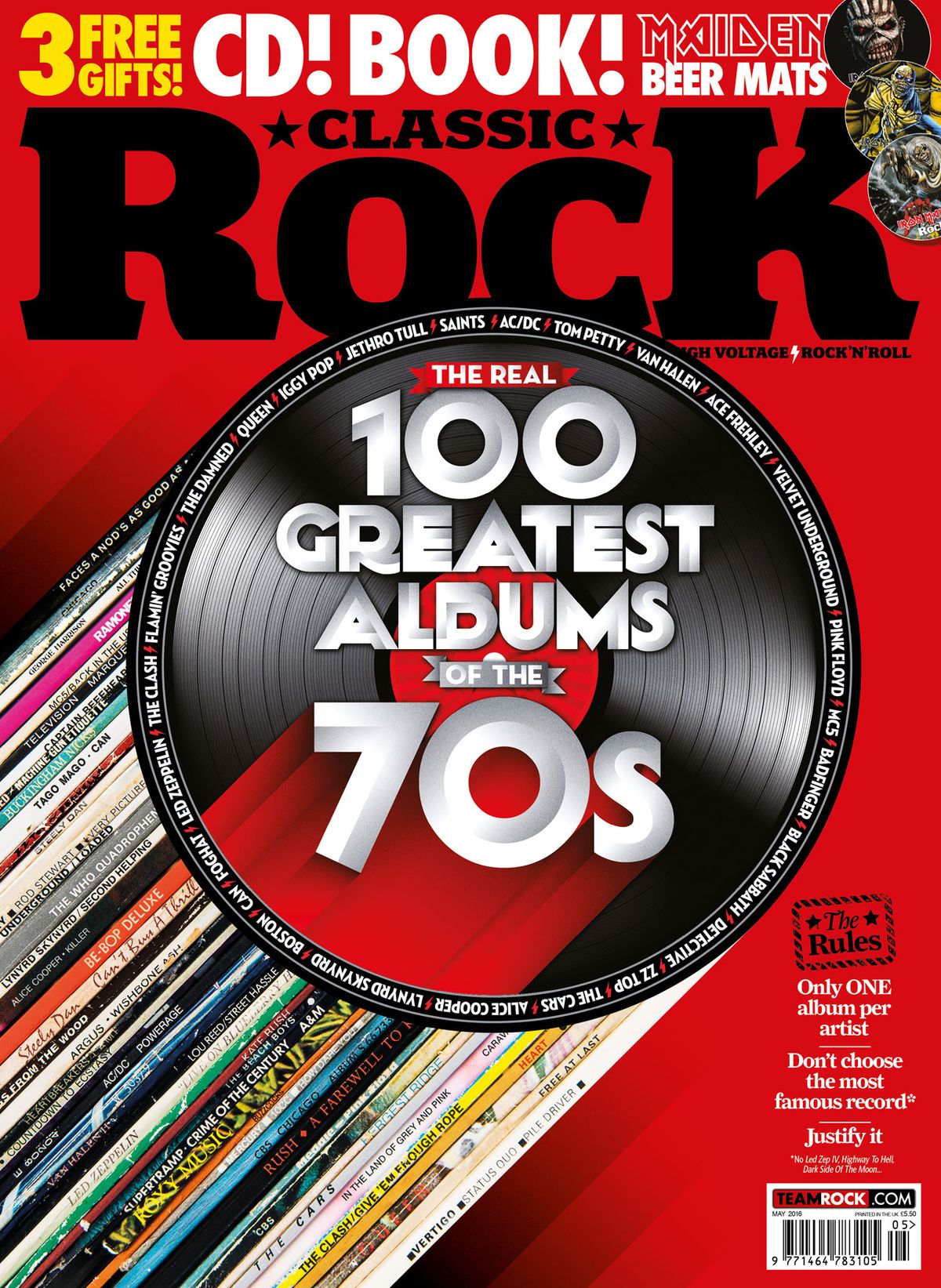 Classic Rock issue 222 features the REAL greatest albums of the 70s ...
