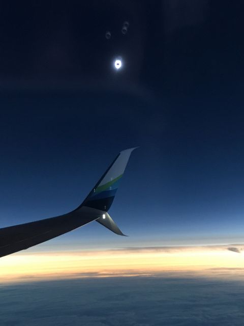 Photos: Great American Solar Eclipse Seen from a Plane | Space