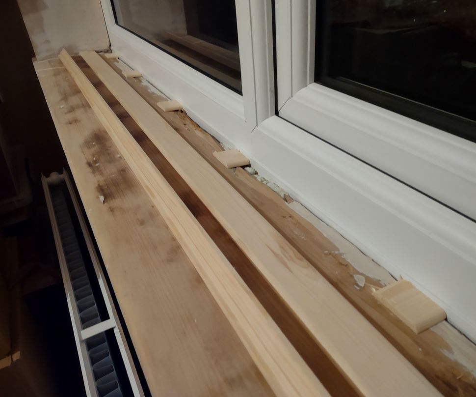 How to renovate a wooden window sill on a DIY basis | Homebuilding