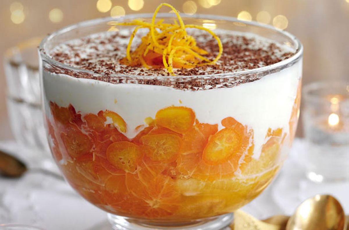 Slimming World's whisky orange trifle | Dessert Recipes | GoodtoKnow