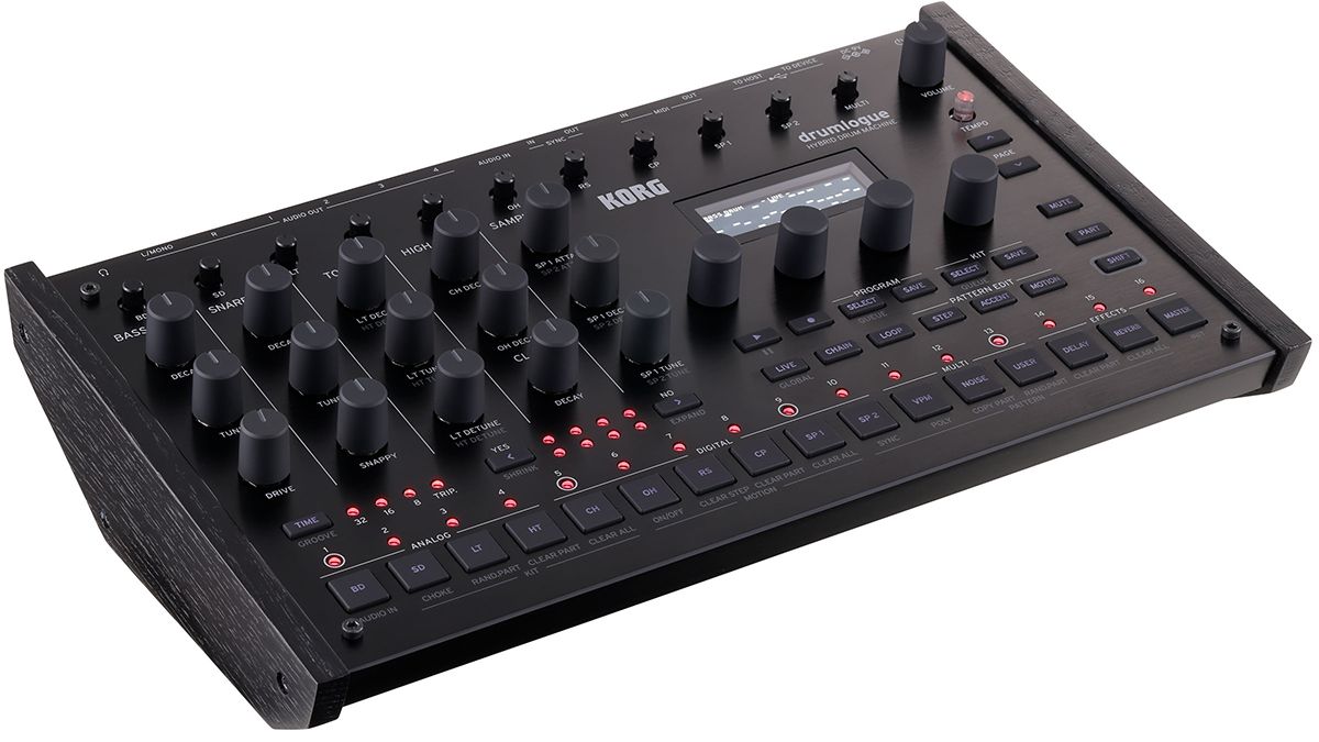 Korg finally unveils Drumlogue, a hybrid drum machine that can also be ...