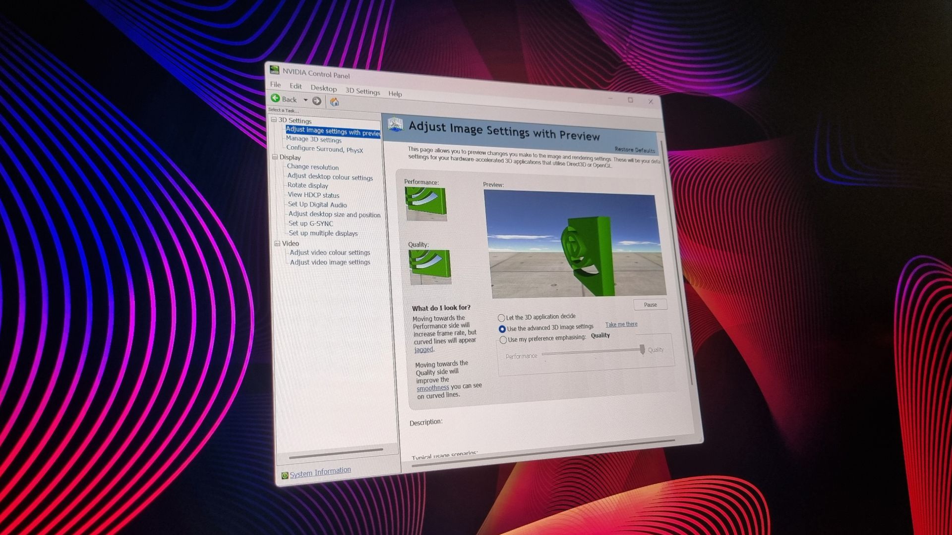 The Nvidia Control Panel is no more, an ex-control panel, kicked the ...