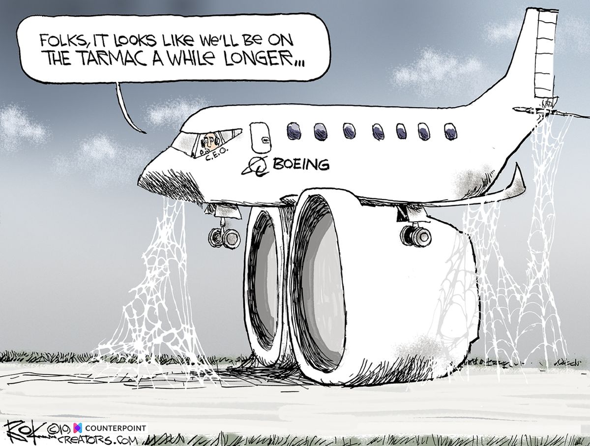Editorial Cartoon U.S. Boeing 737 Max Grounded | The Week