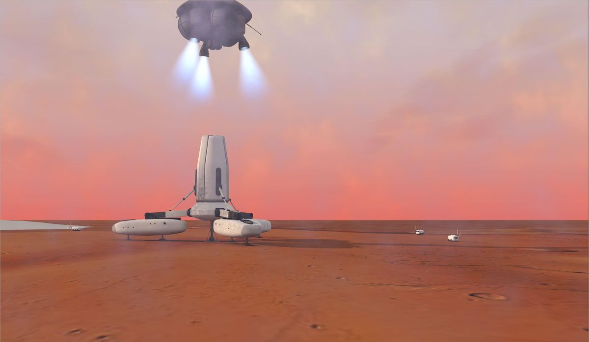 Mars Explorers Could Live in 'Igloo' Near Red Planet's North Pole | Space