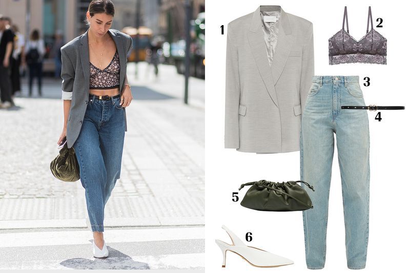 Stylish Bralette Outfits | How to Wear a Bralette | Marie Claire