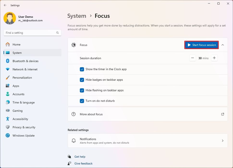 How to use Focus to avoid distractions in Windows 11 | Windows Central