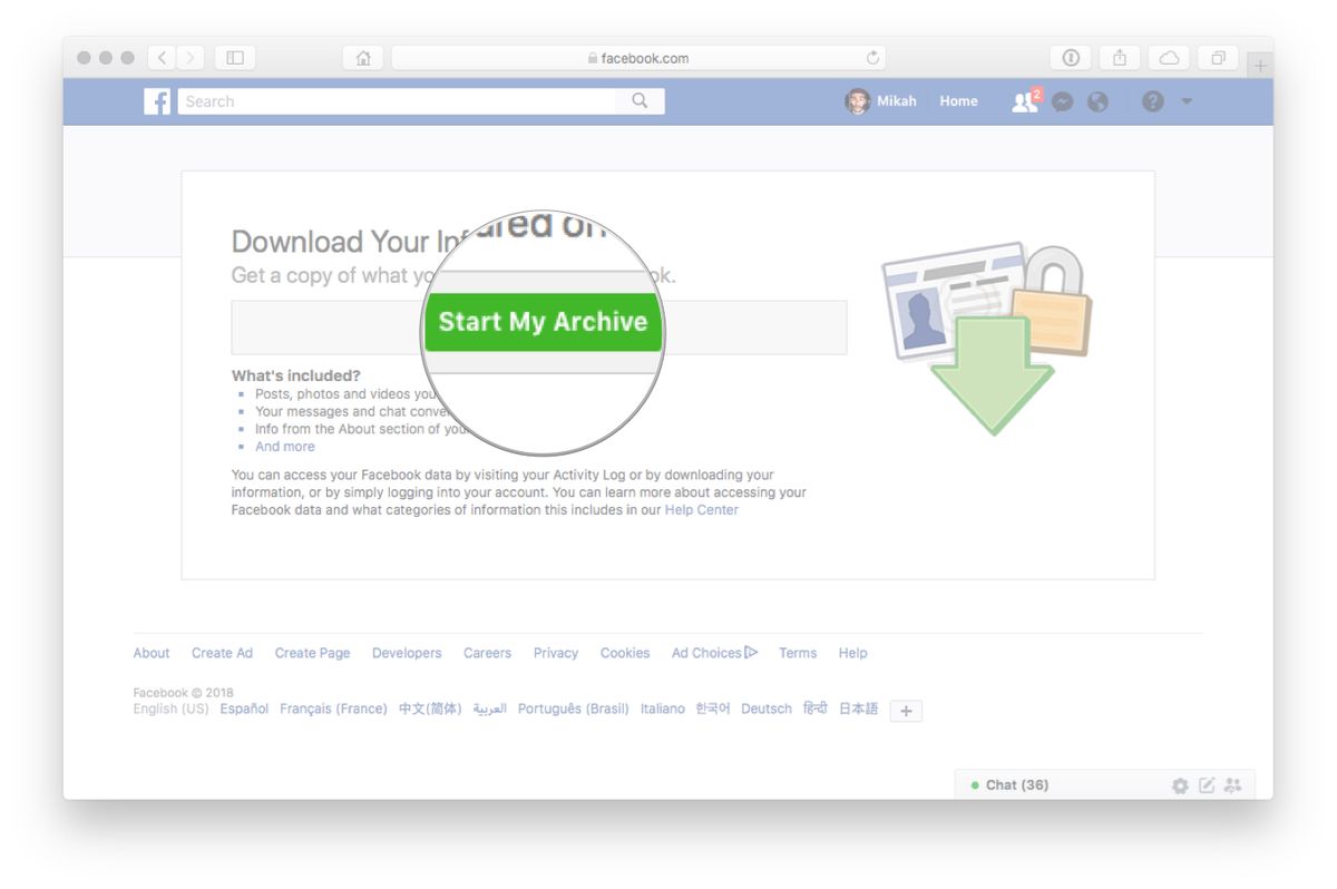 How to download a copy of your Facebook data | iMore