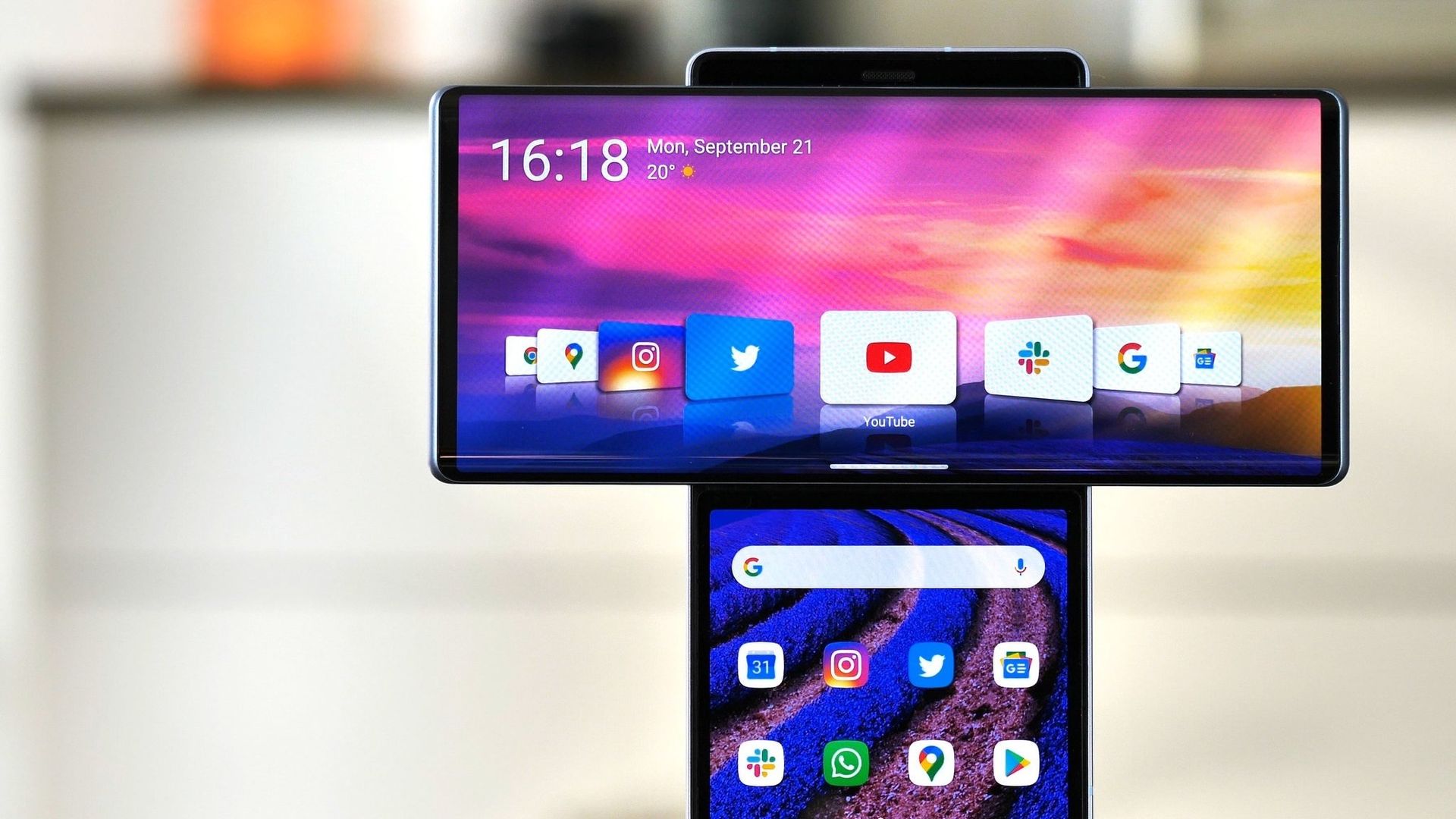 The crazy unique LG Wing is finally receiving Android 13 | Android Central
