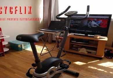 Meet the indoor cycle trainer TV system that won't let you watch if you ...