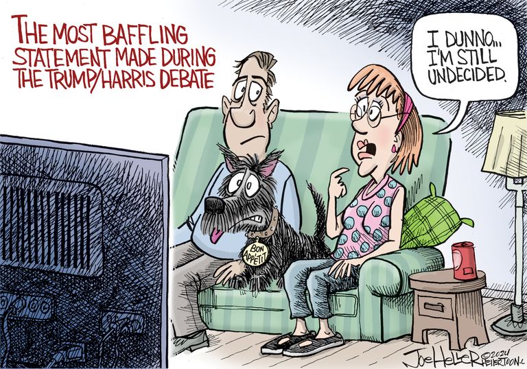 5 cleverly clashing cartoons about the presidential debate | The Week