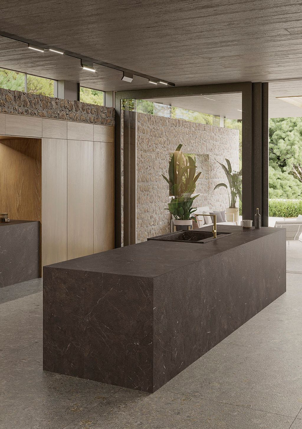 When should you use a waterfall countertop? And when to avoid | Livingetc