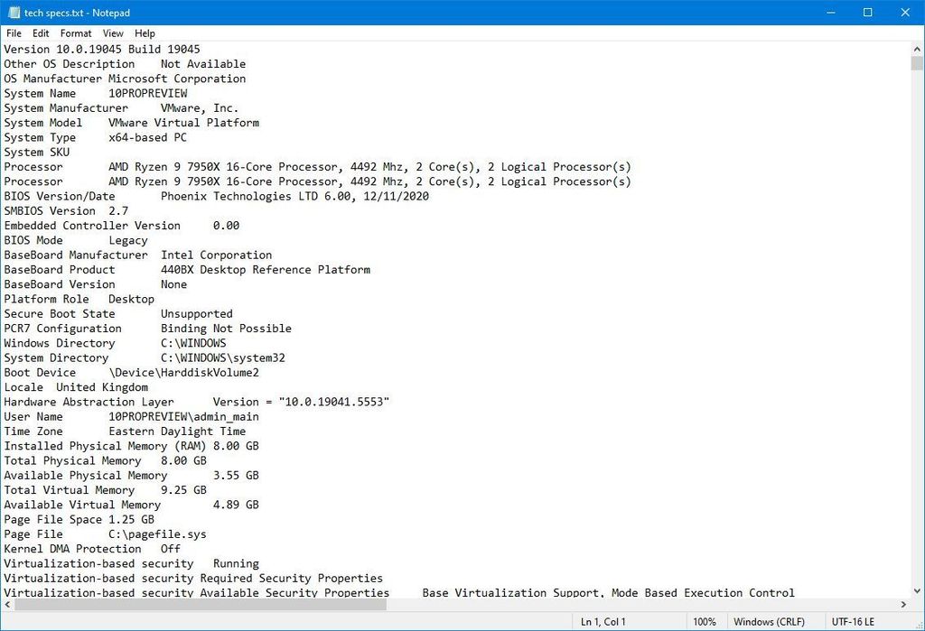 How to check your PC's full specifications on Windows 10 - Software ...
