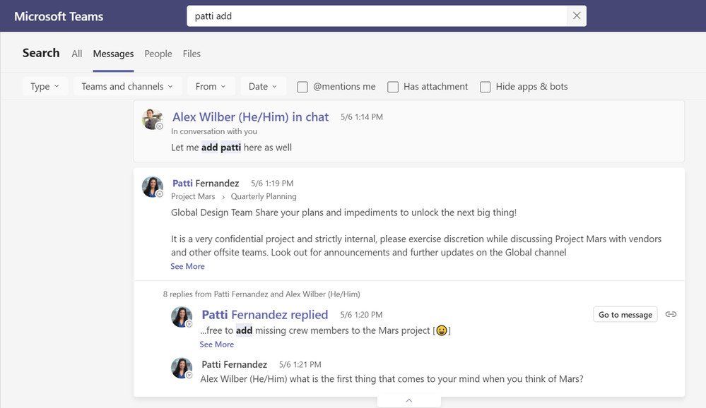 Microsoft Teams is upping its search capabilities with the power of AI ...