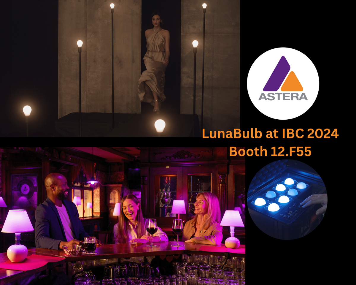 Astera to Showcase LunaBulb LED Light at 2024 IBC Show | TV Tech