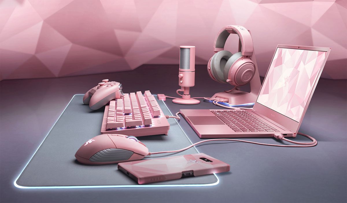 Razer just gave a whole bunch of its gaming peripherals a splash of pink | PC Gamer