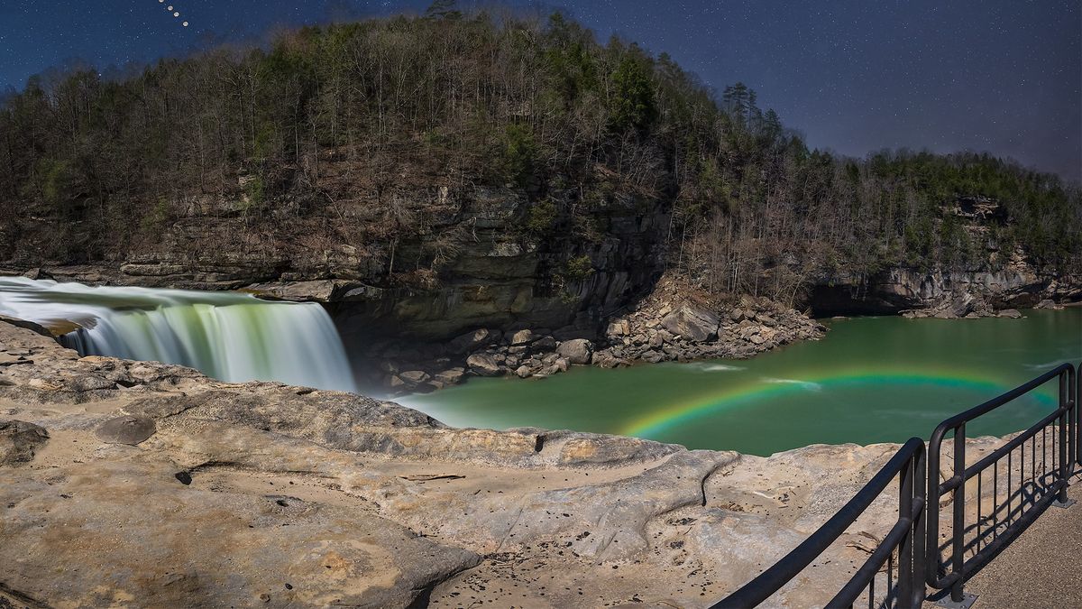 Rare moonbow shines below total lunar eclipse in stunning photo: 'This ...