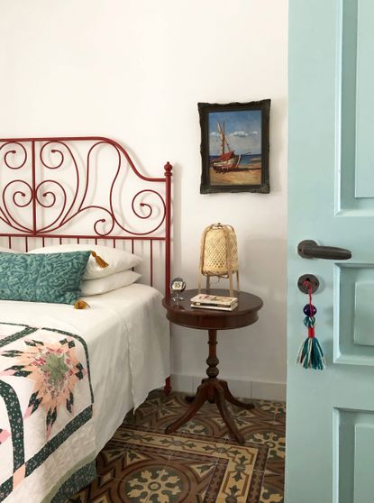 Explore a charming Greek villa that's had a colorful update to its ...