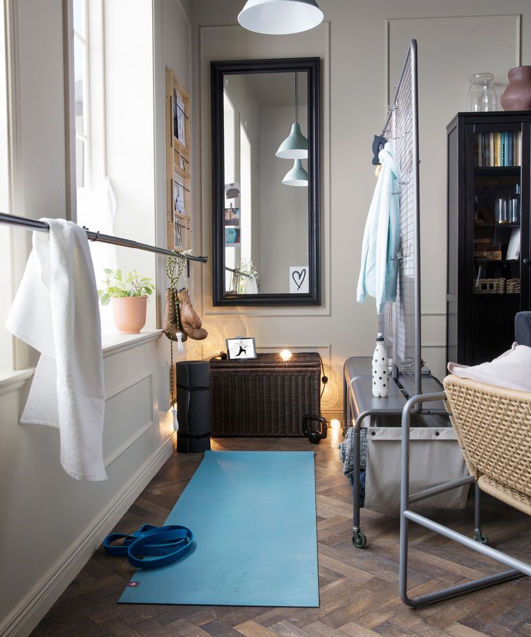 Small home gym ideas – rejig tiny spaces into workout areas | Real Homes