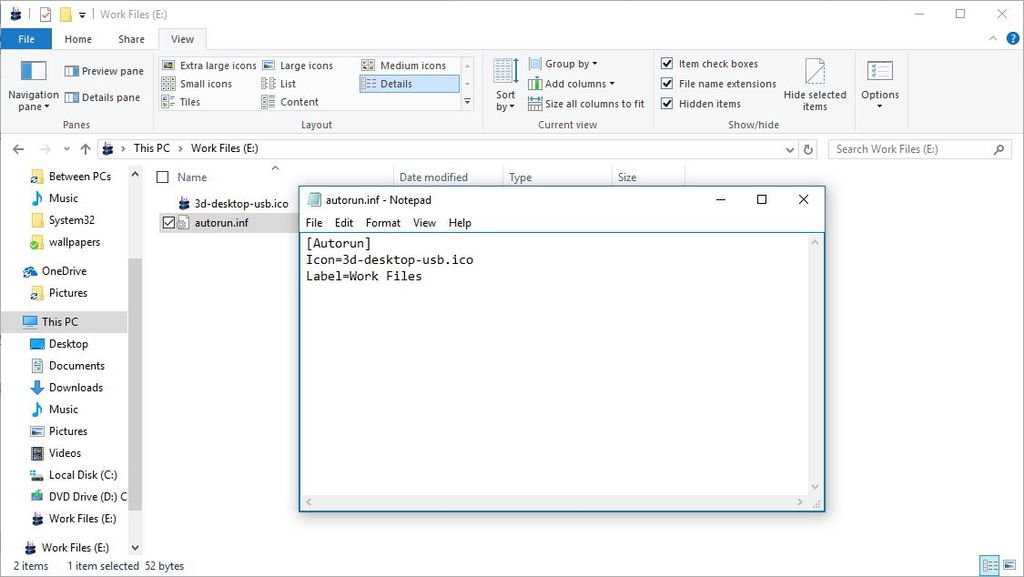 How to set custom icon for a removable drive on Windows 10 | Windows ...