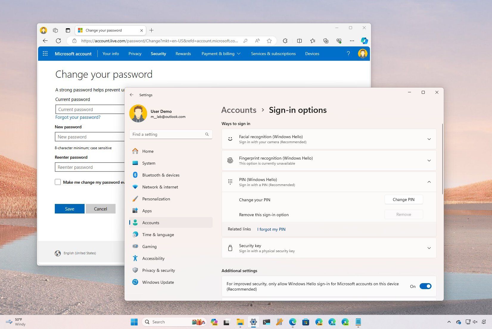 How to change account password on Windows 11 | Windows Central