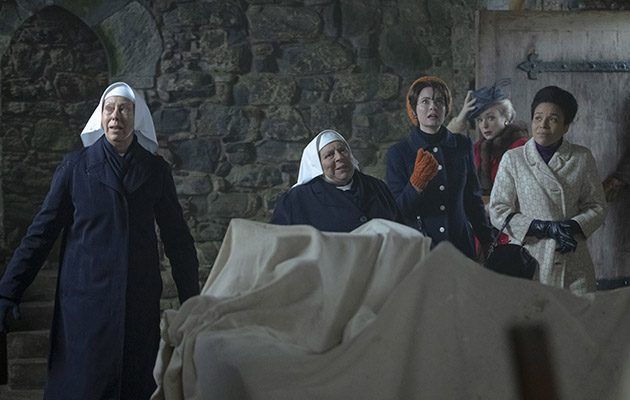 Helen George on why things went 'Downton Abbey' on Call the Midwife ...