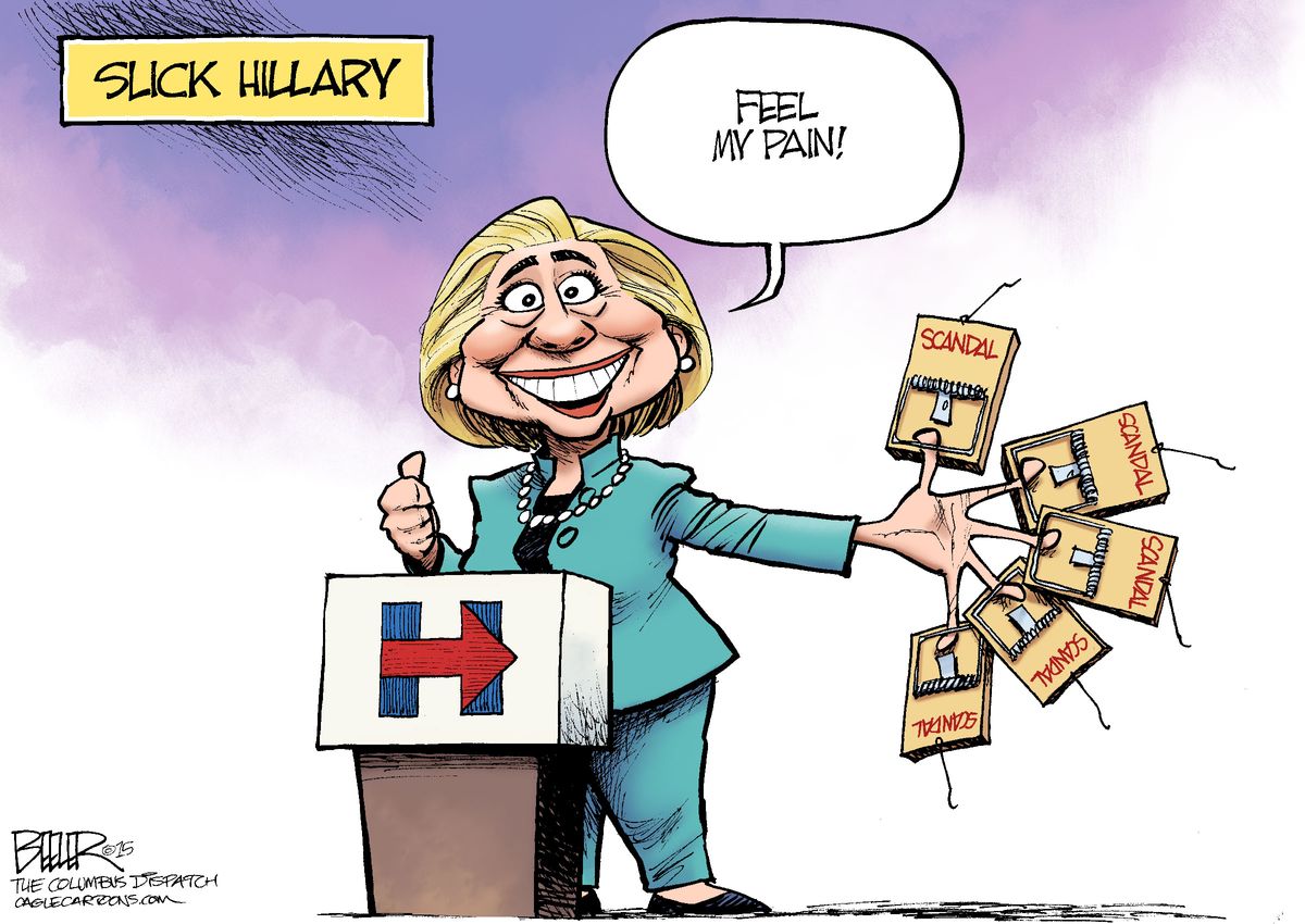 Political cartoon U.S. Hillary Clinton 2016 | The Week