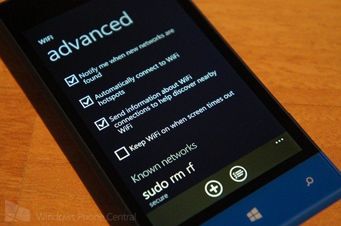 Nokia Lumia 920T for China has Keep Wi-Fi Alive and call blocklist ...