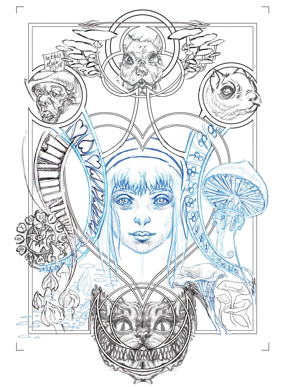 Creating line art for a colouring book | Creative Bloq