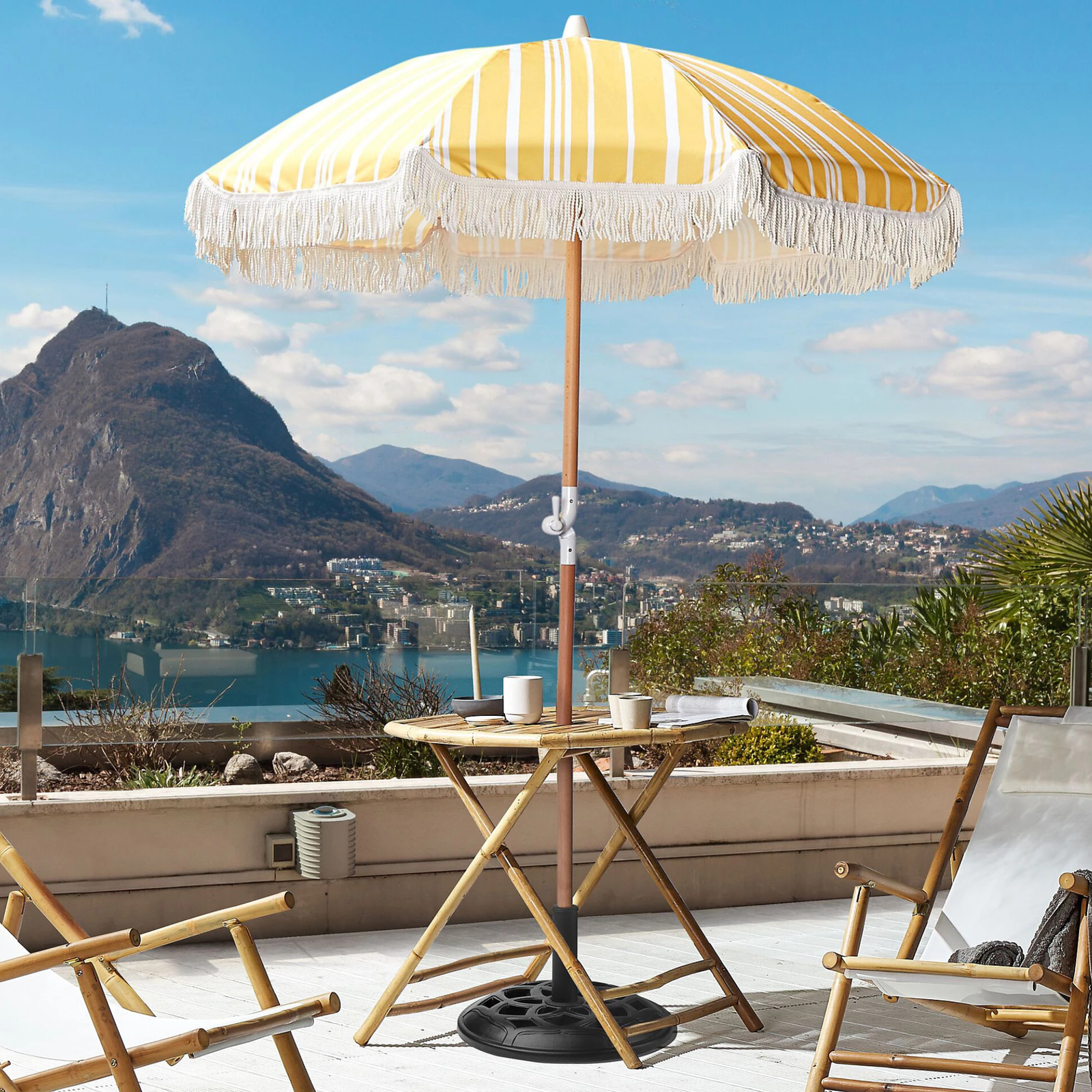 Lidl's parasol is identical to Habitat's sell-out version | Ideal Home