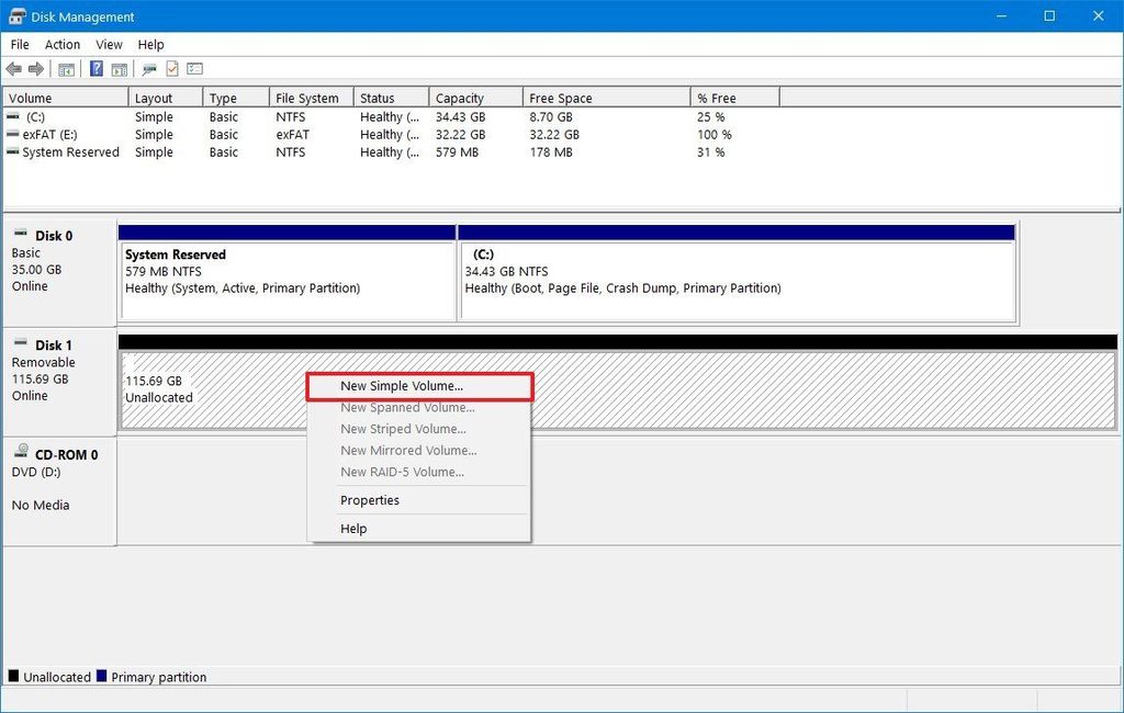 How to set up multiple partitions on a USB flash drive on Windows 10 | Windows Central