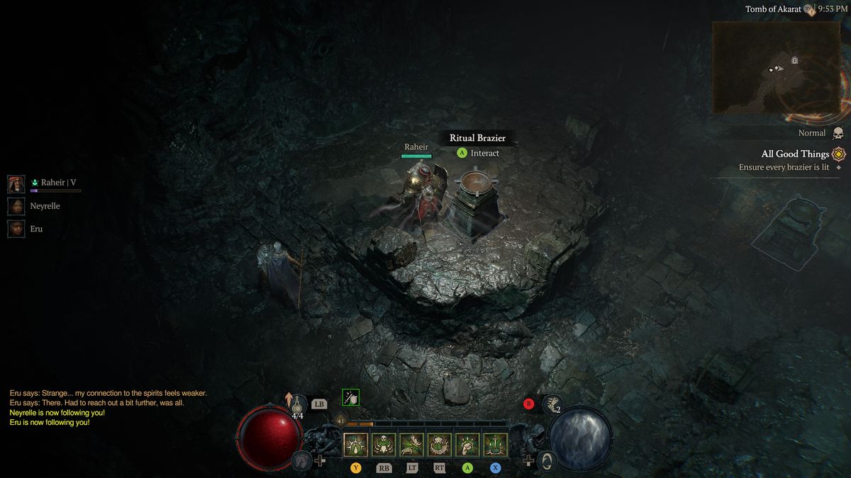 Diablo 4 brazier puzzle solution: How to light them all | PC Gamer