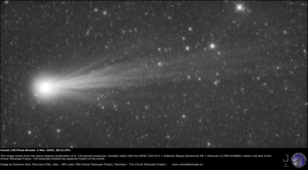 Here's how to see 'horned' comet 12P/Pons-Brooks at its brightest this ...
