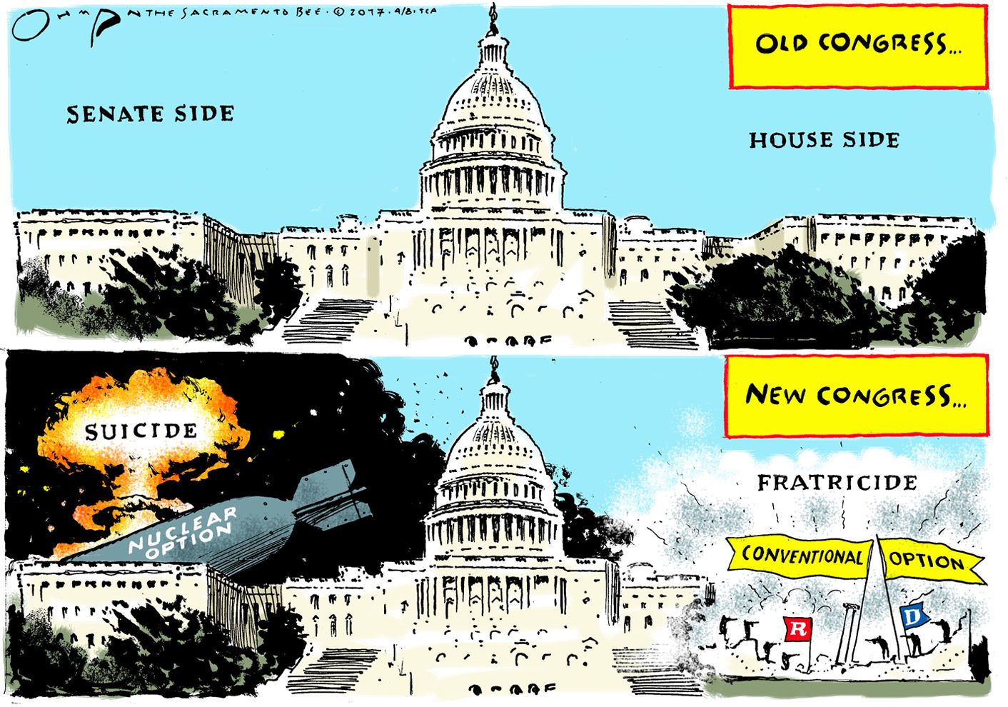 Political Cartoon U.S. Congress Senate Filibuster SCOTUS | The Week
