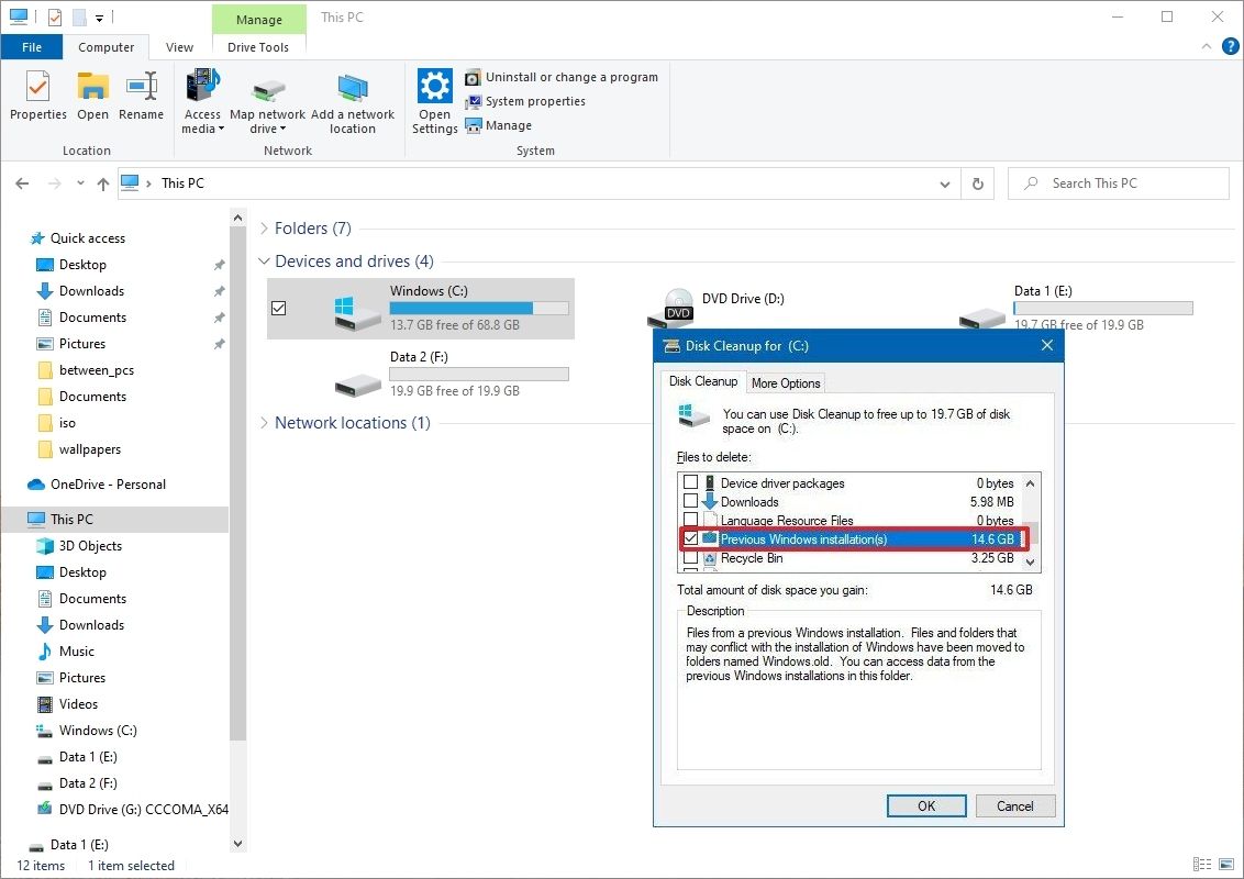 How to delete the Windows.old folder on Windows 10 | Windows Central
