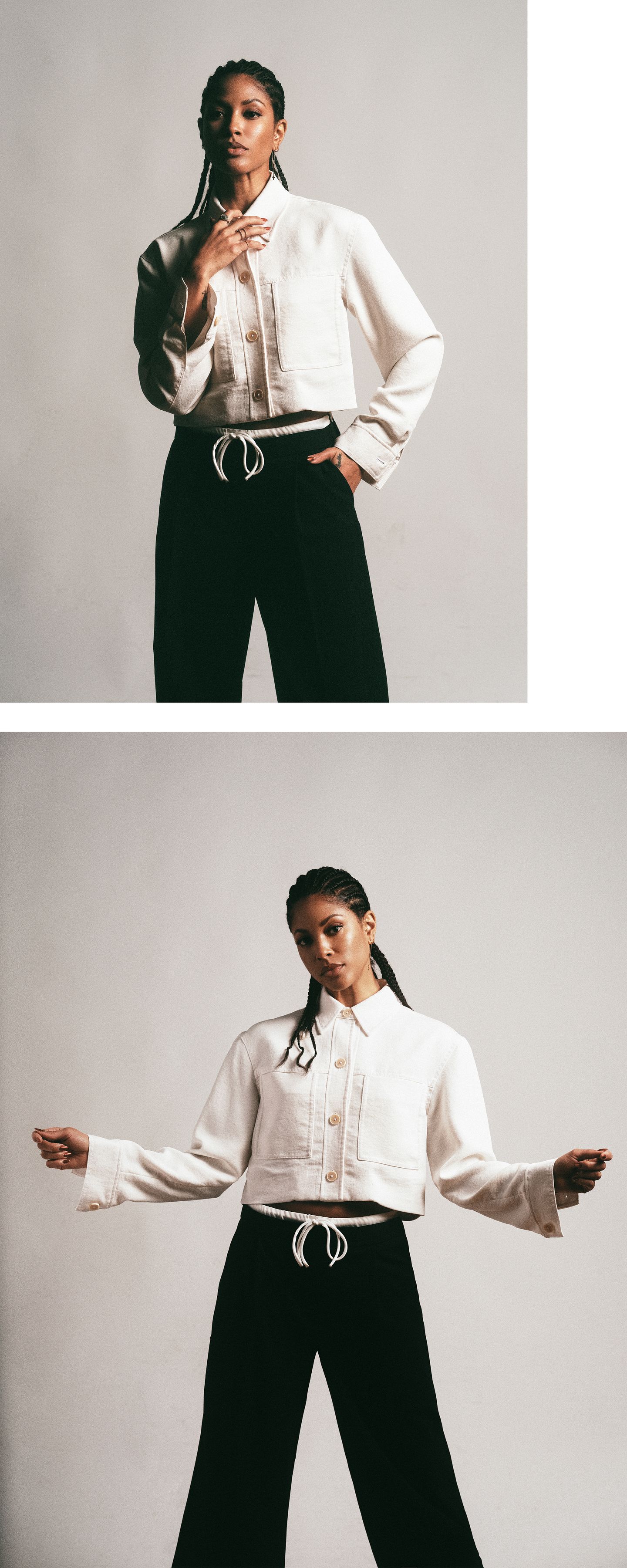Lex Scott Davis Is a Standout in Suits LA's Boys Club | Who What Wear