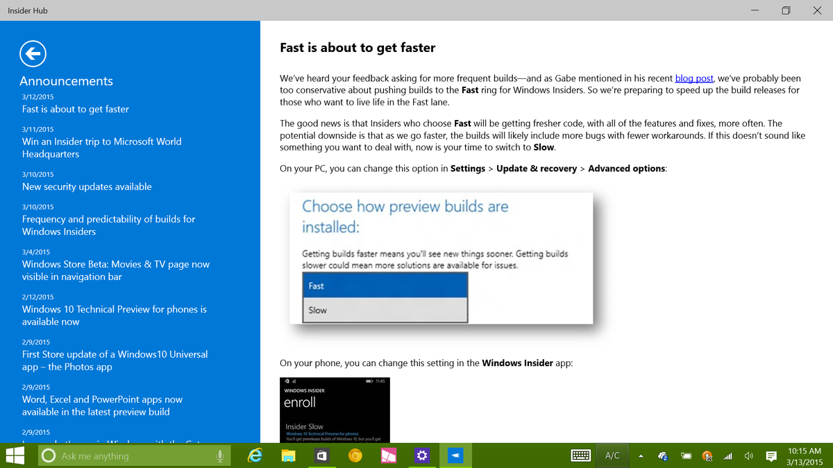 Microsoft is going to speed up Windows 10 Fast ring builds for reals ...