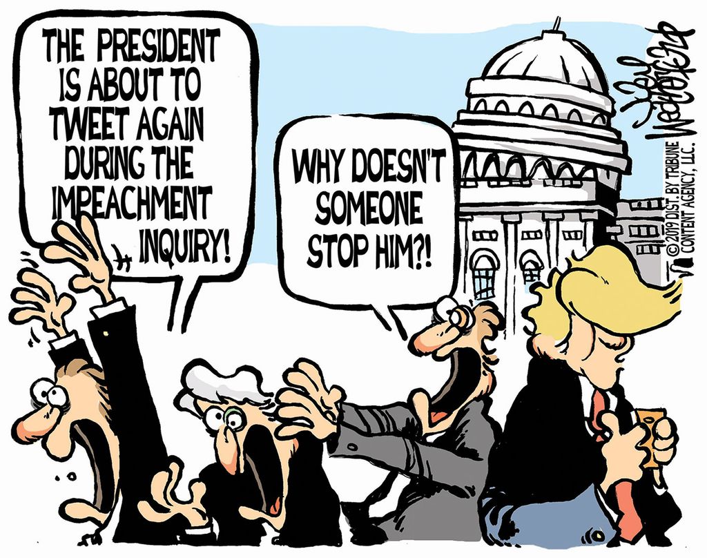 5 more scathingly funny cartoons about Trump's very bad impeachment ...