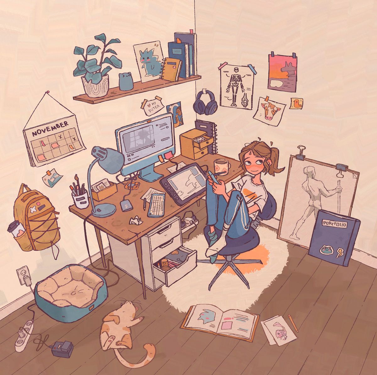 How to use interior design to build narrative in digital art | Creative ...